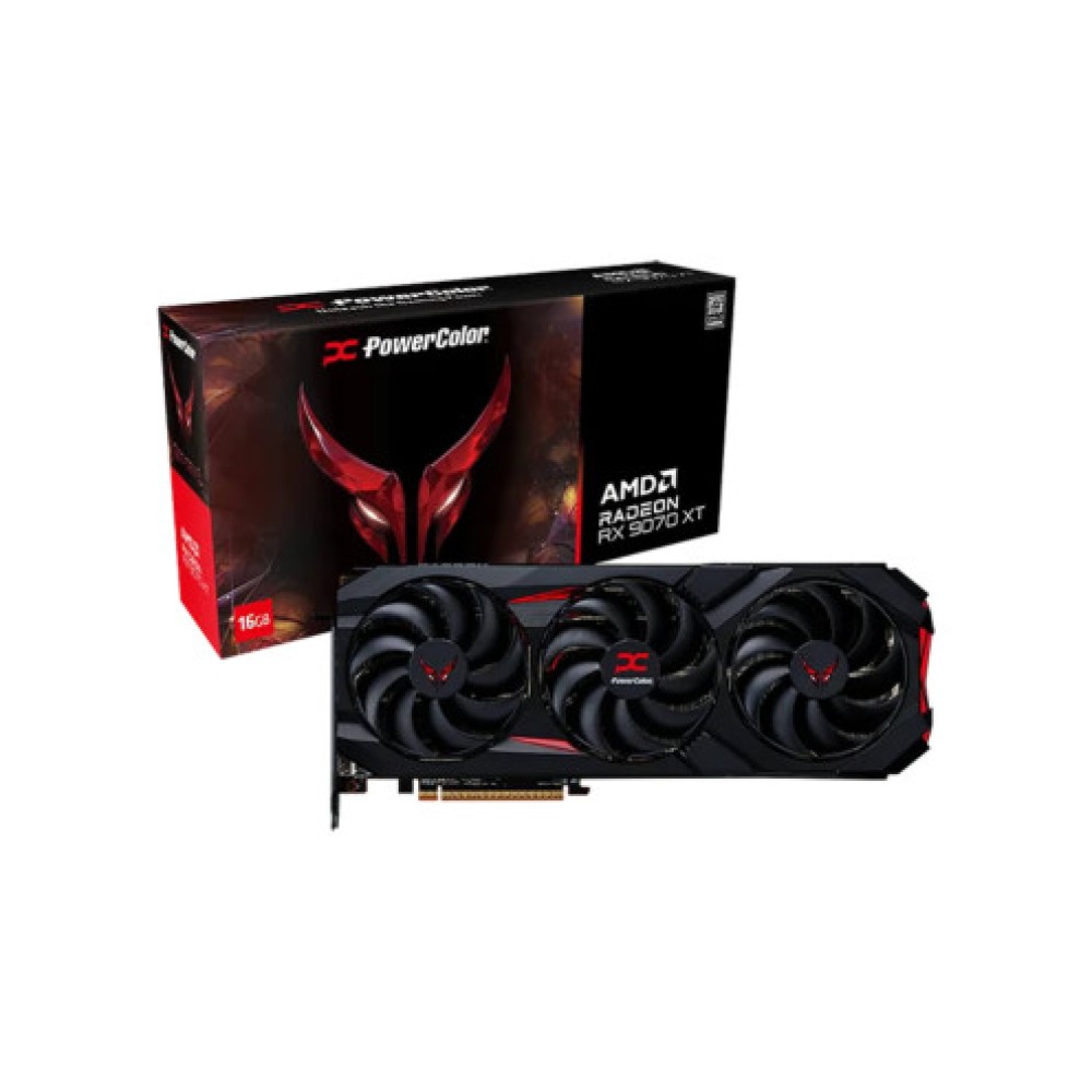 כרטיס מסך POWERCOLOR RED DEVIL RX 9070 XT 16GB GDDR6