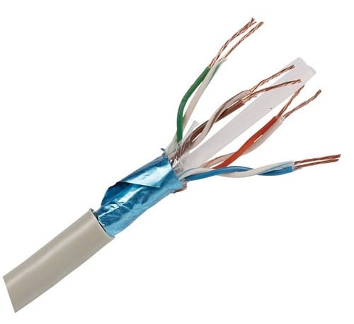 Cable CAT6 23AWG Solid Shielded 305m Copper